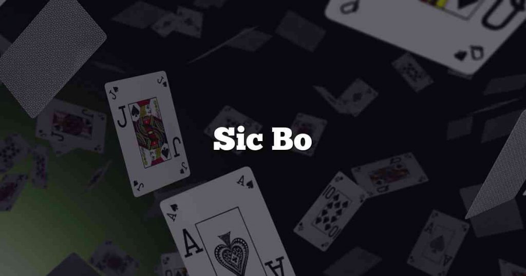 Sic Bo